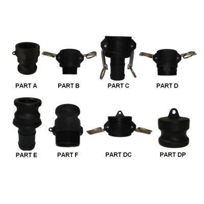 25mm Poly Camlock Fittings - Dural Irrigation